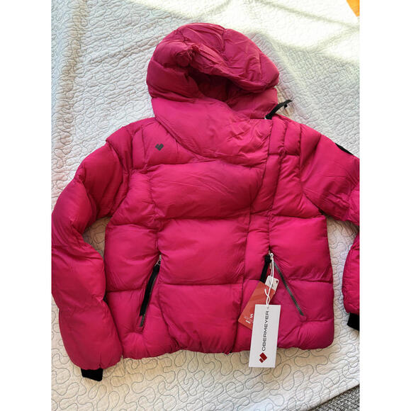 Obermeyer | Jackets & Coats | Obermeyer Girls Pink Hooded Puffer Jacket ...